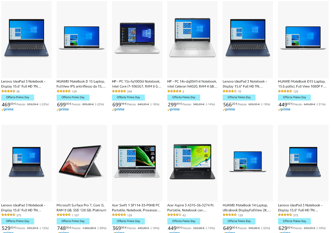 Amazon Prime Days: le migliori offerte Notebook - MSI, ASUS, LENOVO ...