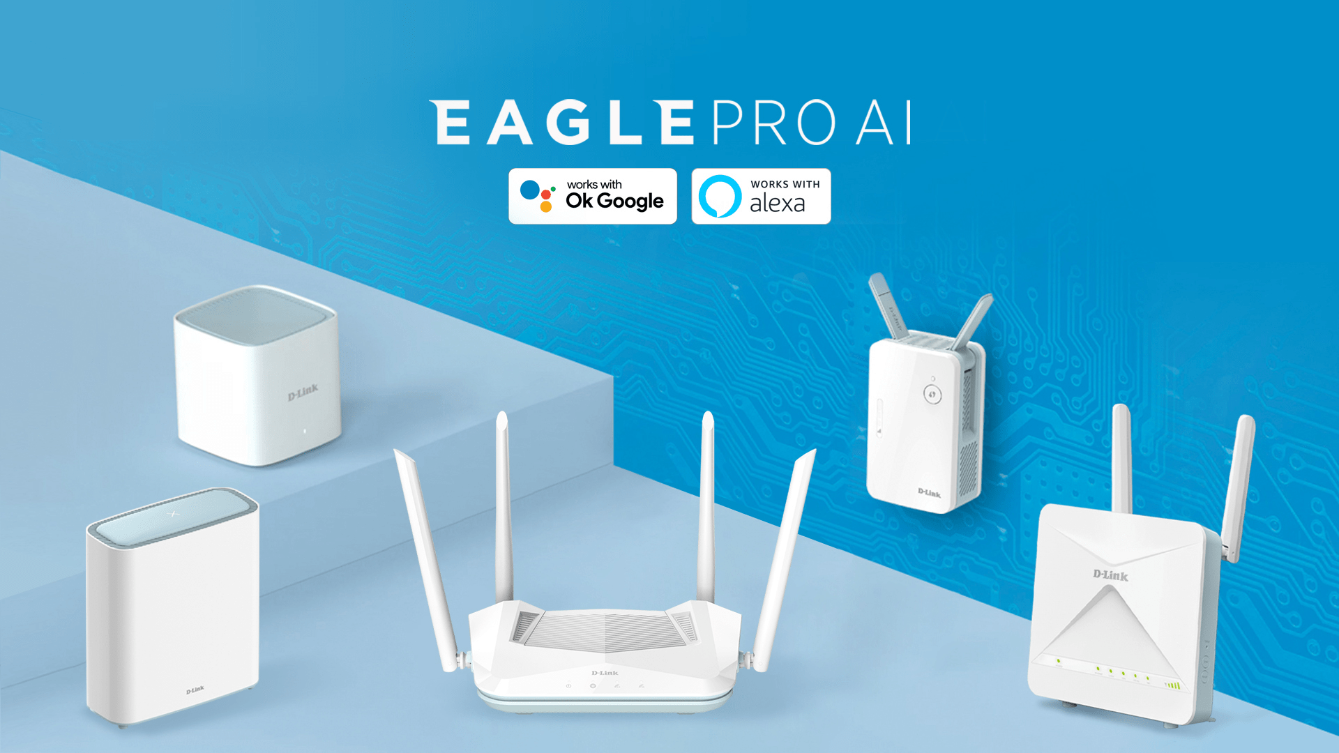 D-Link presenta in Italia i nuovi router Wi-Fi 6 EAGLE PRO AI AX3200 ...