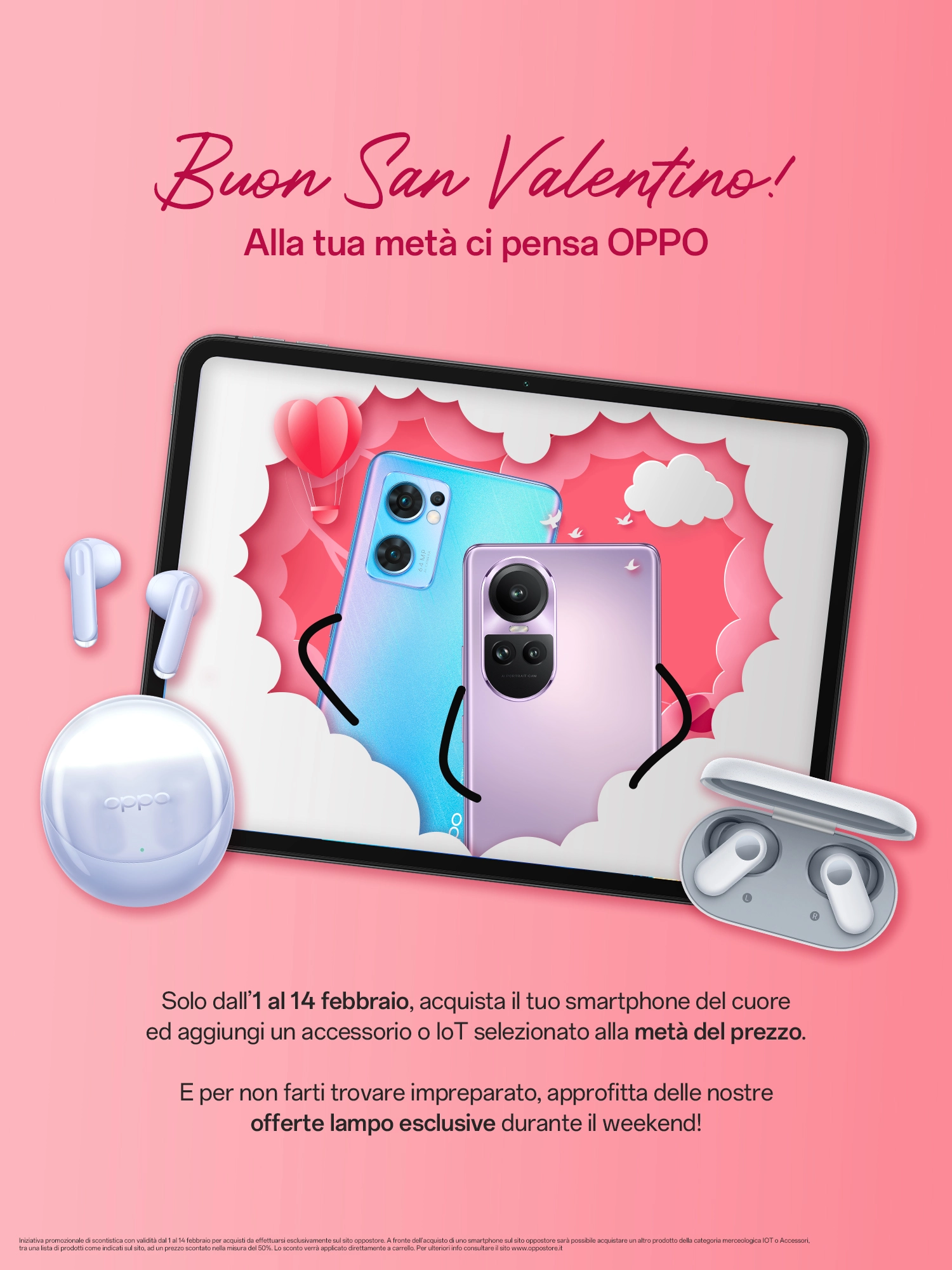 OPPO: arrivano le promo per festeggiare San Valentino • Techzilla
