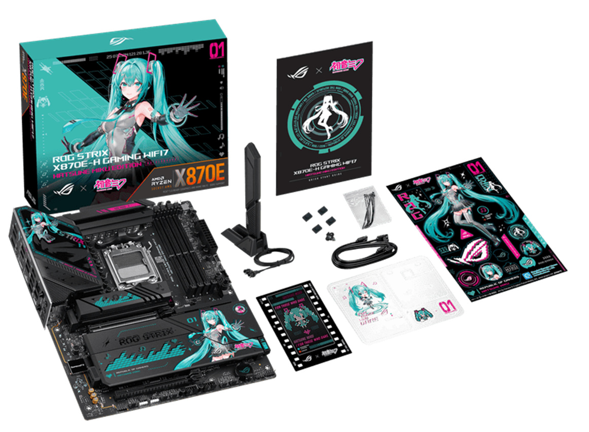 ASUS ROG x Hatsune Miku: la limited collection porta l’estetica ...